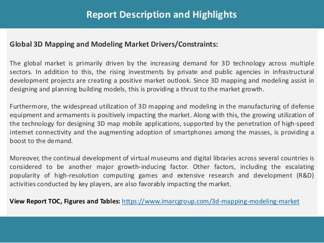 3d Mapping And Modeling Market Ppt Growth Outlook Demand Keyplayer Analysis And Opportunity