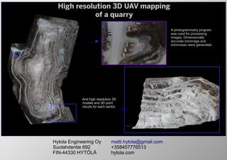3D mapping of a quarry | PPT
