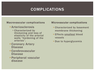 Diabetes Mellitus Type 2 Complications