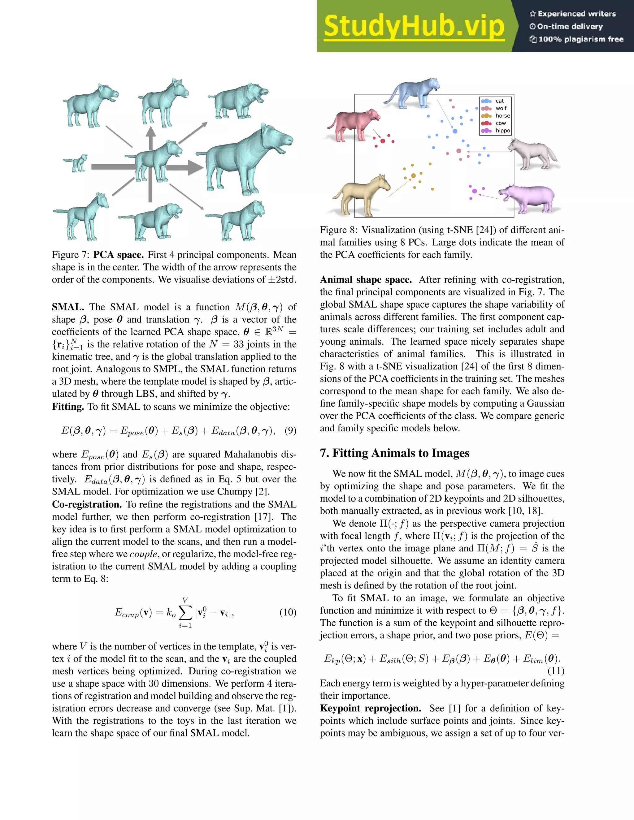 3D Menagerie Modeling The 3D Shape And Pose Of Animals | PDF