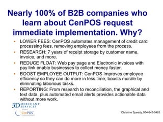 B2B credit card processing mistakes | PPT