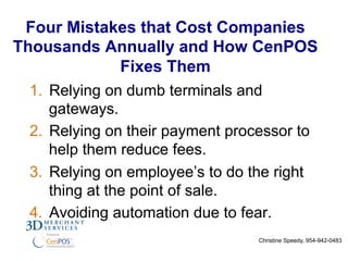 B2B credit card processing mistakes | PPT