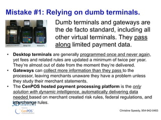 B2B credit card processing mistakes | PPT