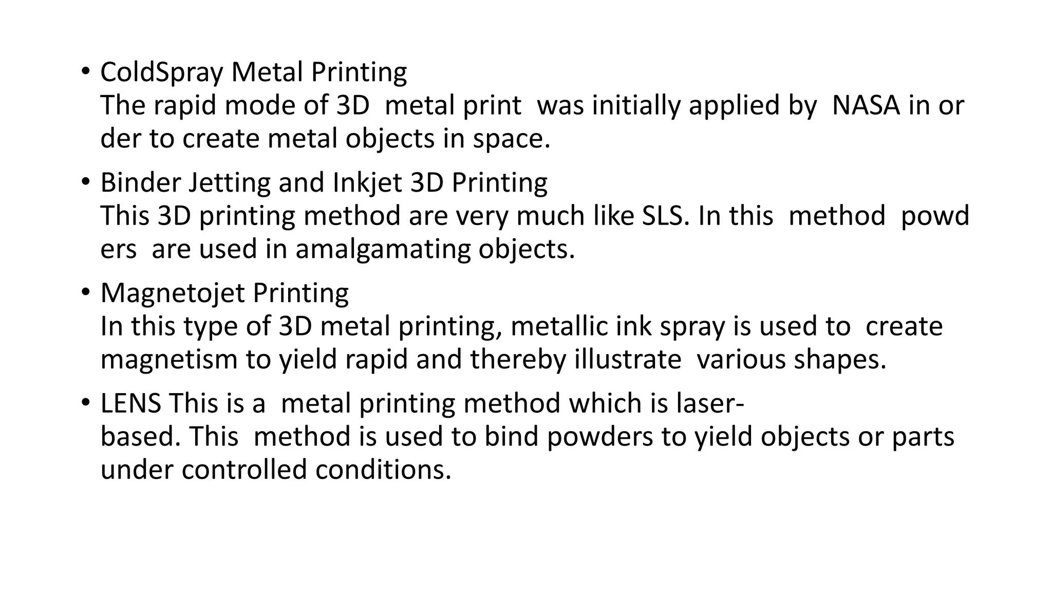 3 d metal printing | PPTX