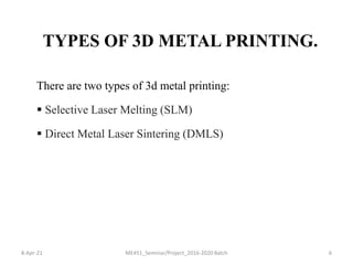 3d metal printing | PPTX
