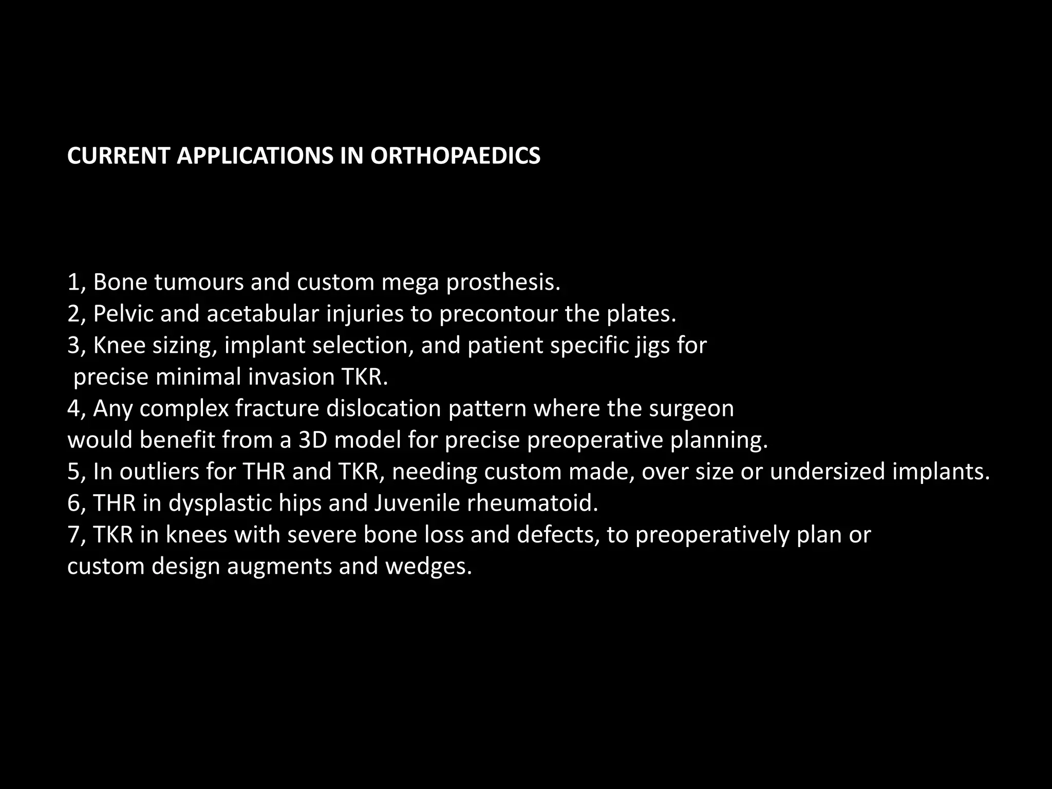 Role of 3D printing & 3D model in Complex Total Hip Replacement | PPT