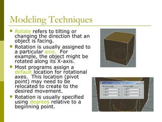 3 d modeling part 2 | PPT | 3-D Graphics | Computer Software and ...