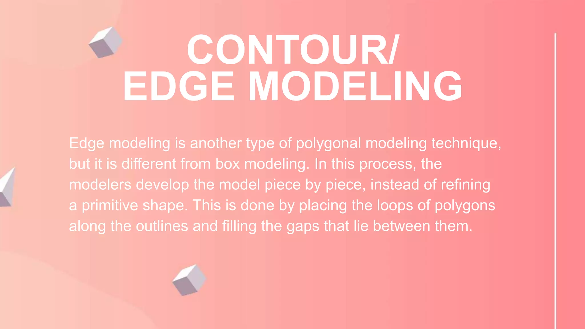 3D Modeling Techniques : Types and Specific Applications | PPTX | 3-D ...
