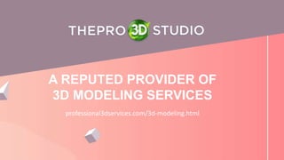 3D Modeling Techniques : Types and Specific Applications | PPTX