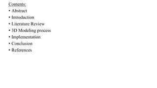 3 d modeling using bim ppt | PPTX