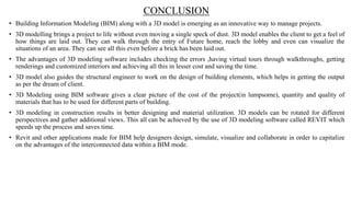3 d modeling using bim ppt | PPTX