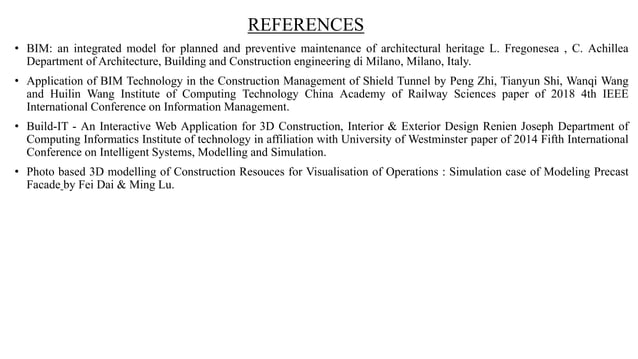 3 D Modeling Using Bim Ppt Pptx 3 D Graphics Computer Software And Applications