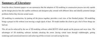 3 d modeling using bim ppt | PPTX
