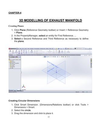 3 d modelling of exhaust manifold | PDF