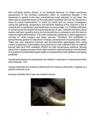 3 d modelling of exhaust manifold | PDF
