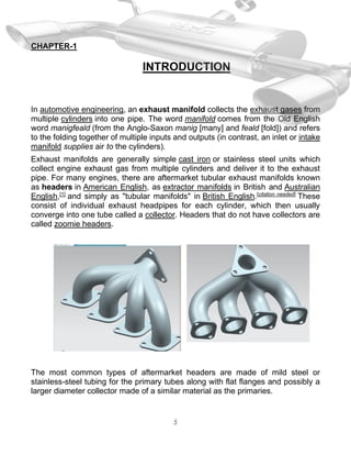 3 d modelling of exhaust manifold | PDF