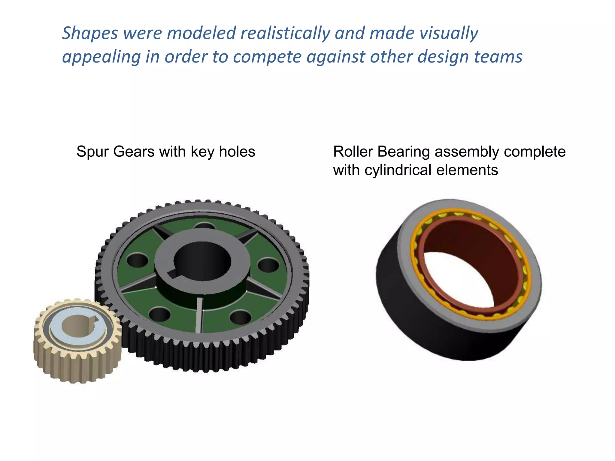 3D Modelling Portfolio for SolidWorks and Pro/Engineer | PPTX