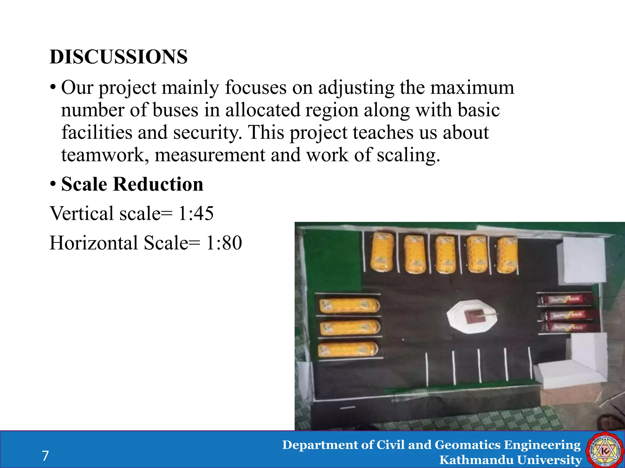 3D Model of Bus Station at Kathmandu University | PPTX