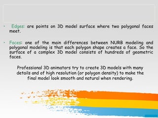 3D Models and their Primary Characteristics | PPT