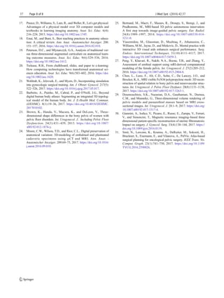 3 d models of female pelvis structures reconstructed | PDF