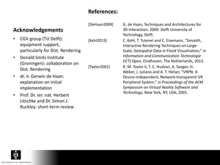 Distributed Rendering and Collaborative User Navigation- and Scene Manipulation (Dec 2014) | PPT