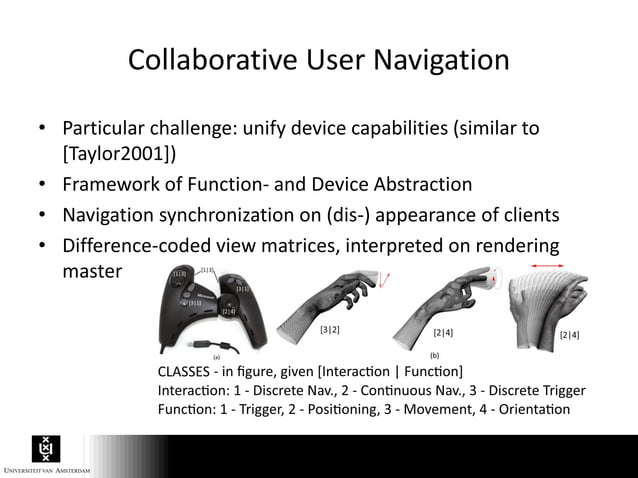 Distributed Rendering and Collaborative User Navigation- and Scene Manipulation (Dec 2014) | PPT