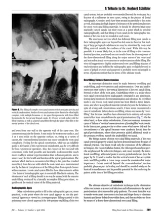 Filling Root Canals in Three Dimensions | PDF