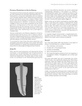 THREE-DIMENSIONAL OBTURATION OF THE ROOT CANAL SYSTEM* by Clifford J ...