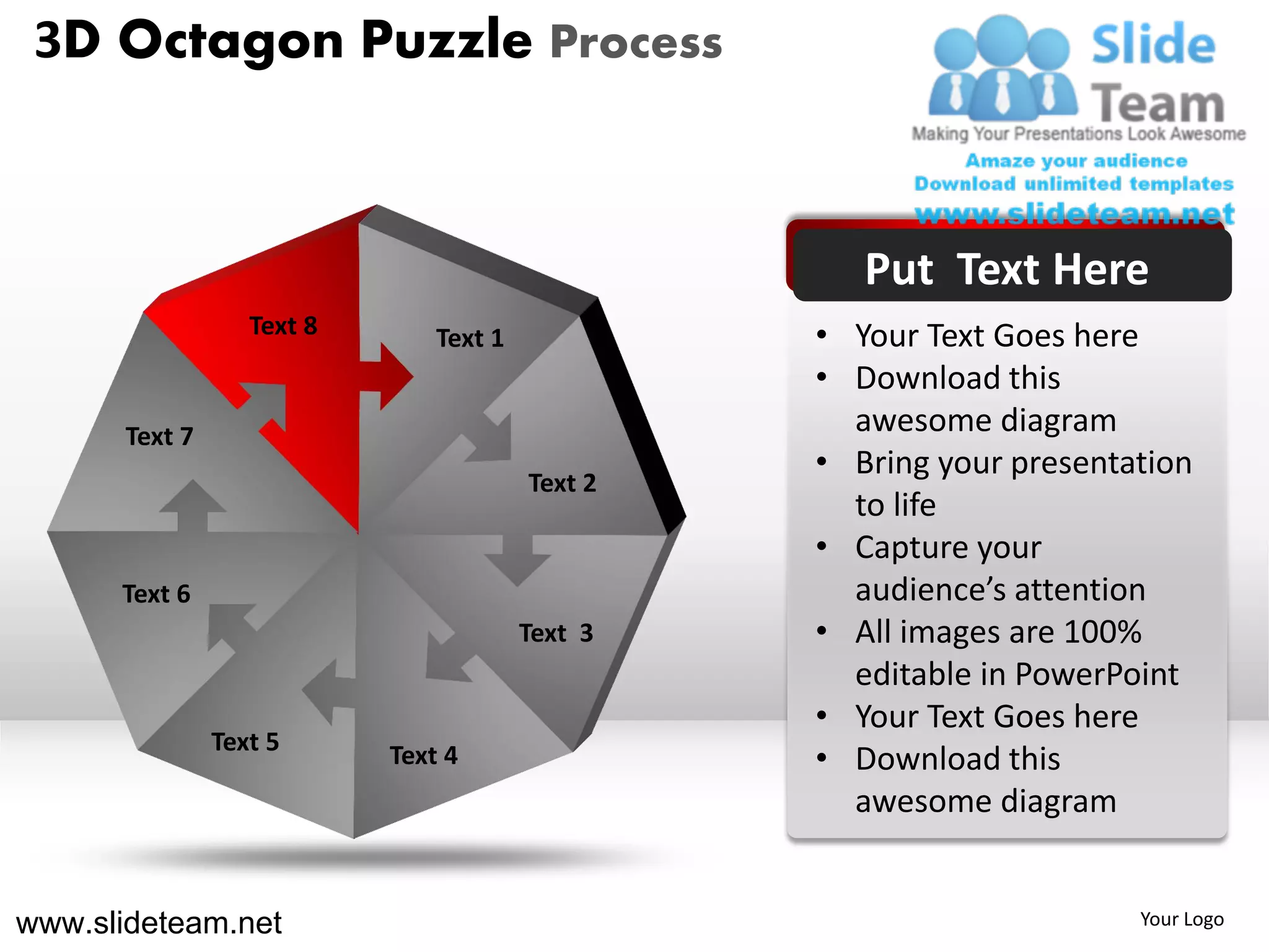 3d octagon puzzle strategy powerpoint slides. | PDF | Computer Software and Applications | Computing