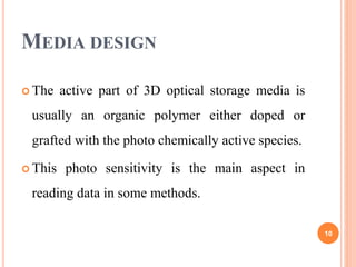 3D Optical Data Storage | PPTX
