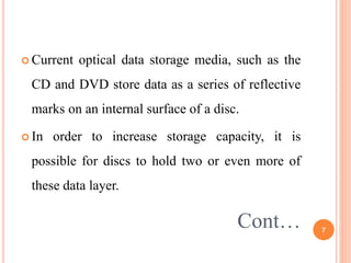 3D Optical Data Storage | PPTX