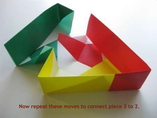 3D Origami: Triangular Box | PPTX