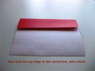 3D Origami: Triangular Box | PPTX