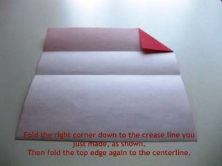 3D Origami: Triangular Box | PPTX