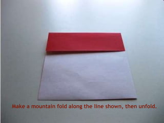 3D Origami: Triangular Box | PPTX