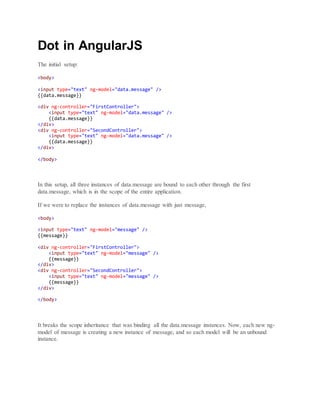 Dot in angularjs | DOCX