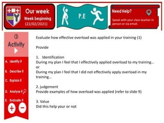 National 5 PE - Question 3d (Part 2) | PPTX | Educational Assessment ...