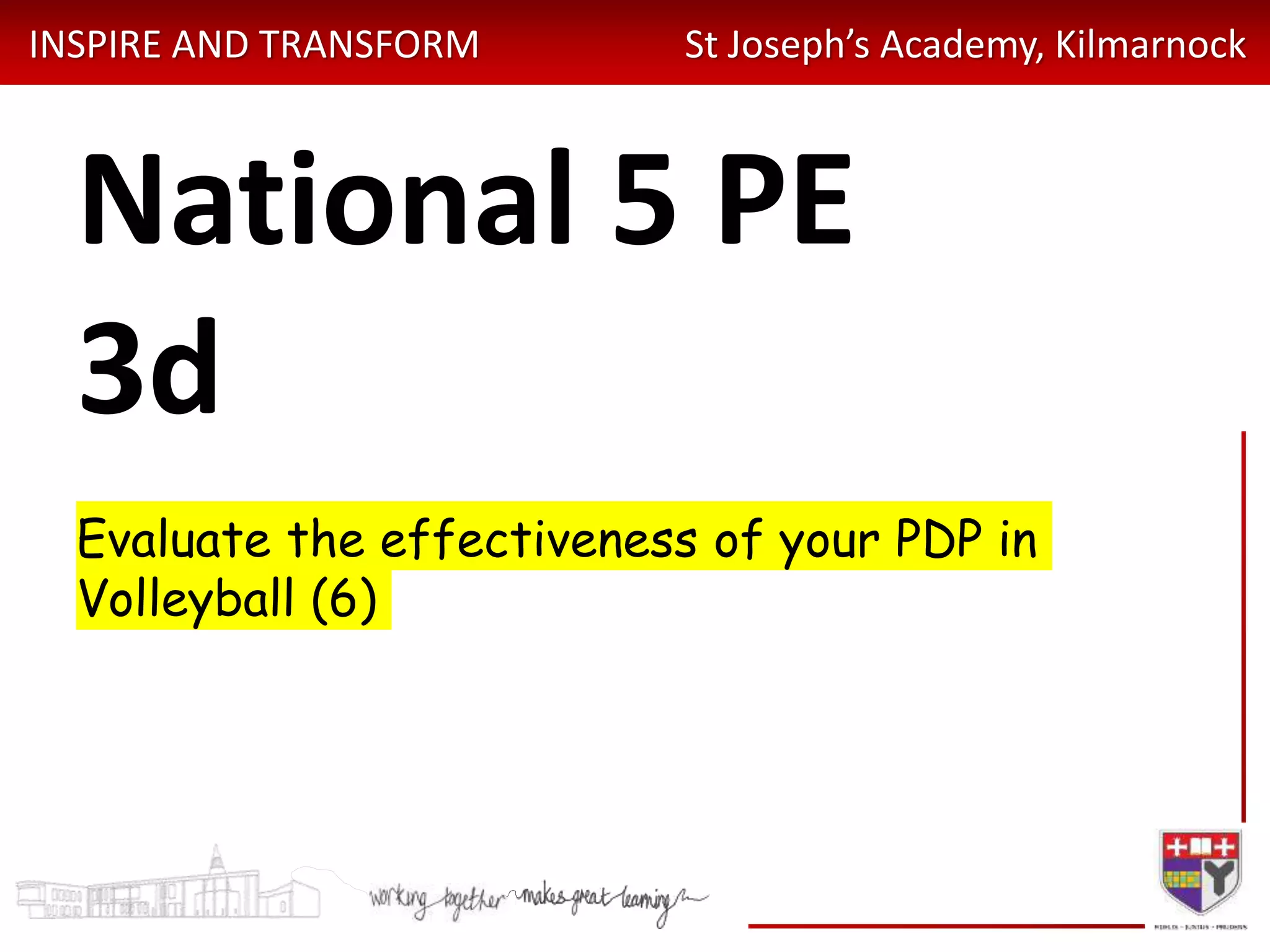 National 5 PE - Question 3d (Part 5) | PPT