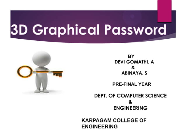 3d password | PPT