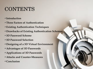 3D password | PDF