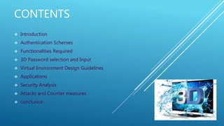 3d password | PPT