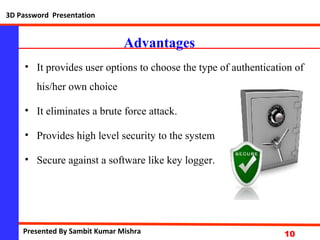3D Password Presentation | PPT