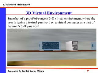 3D Password Presentation | PPT