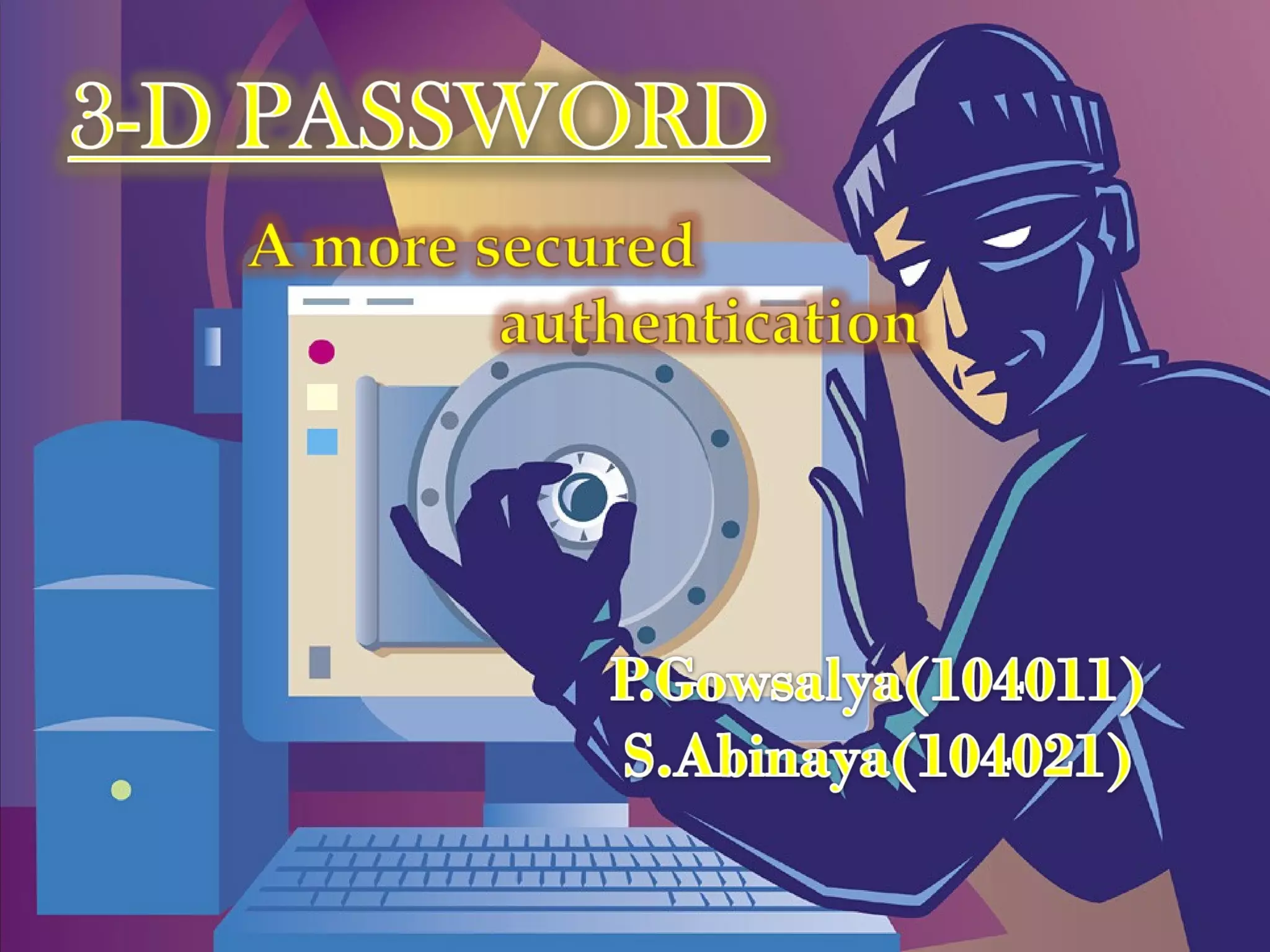 3D Password ppt | PPT