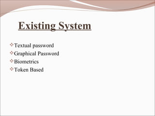 3D Password ppt | PPT