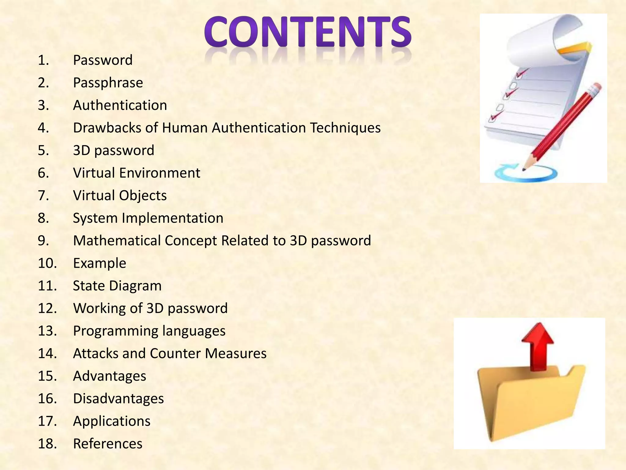 3d Password Ppt Ppt