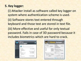 3d password ppt | PPTX
