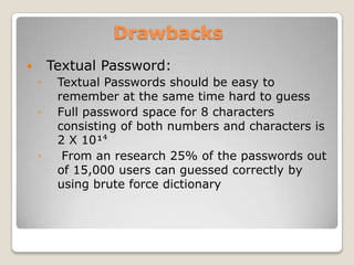 3d passwords | PPTX