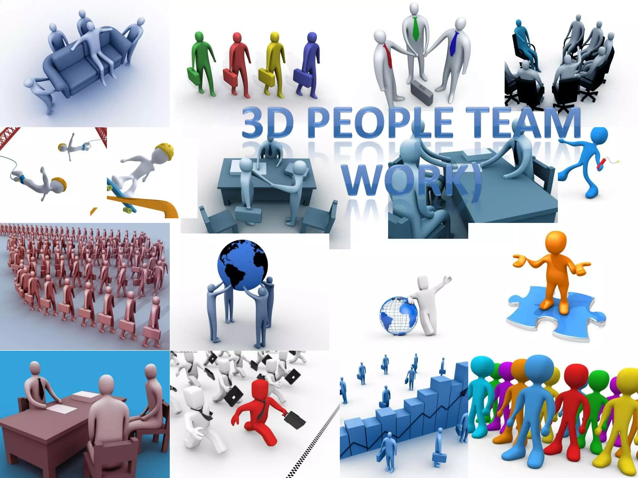 3D people team work | PPT