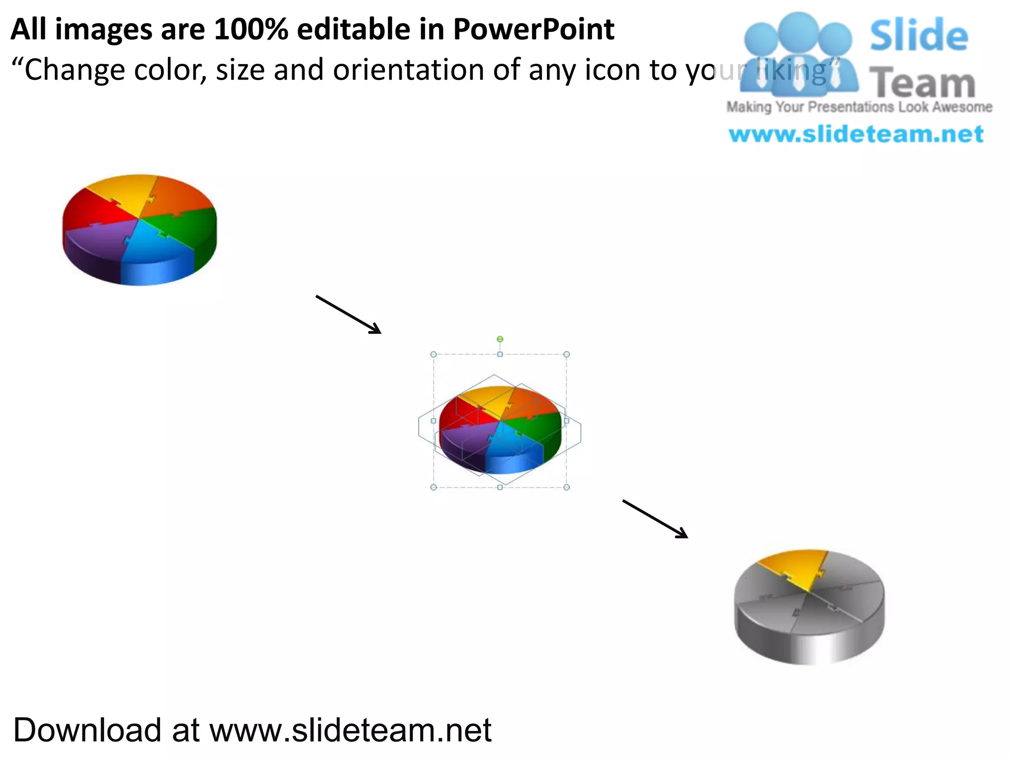 3 d pie chart circular puzzle with hole in center process 6 stages ... 3 d pie chart circular puzzle with hole in center process 6 stages ...